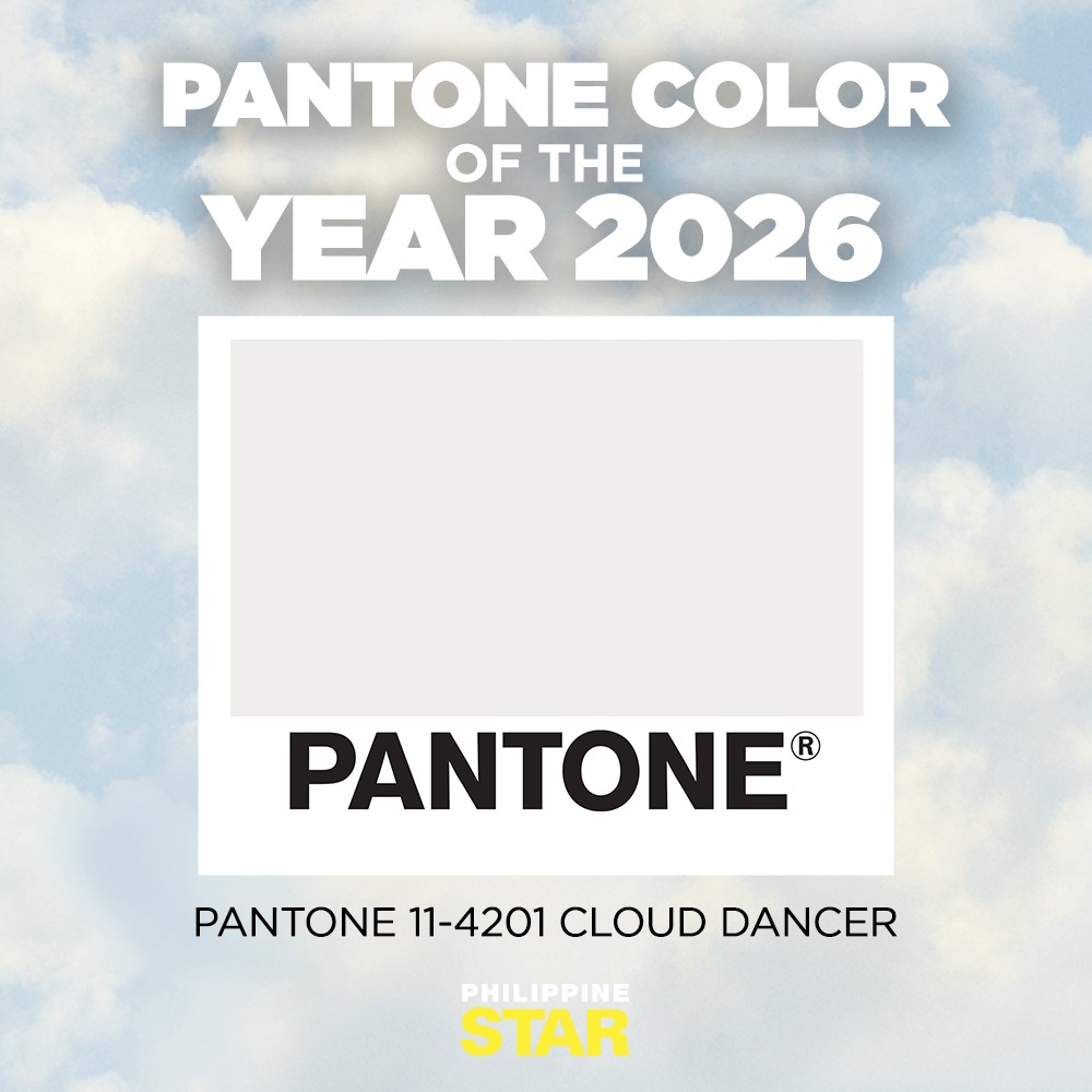 パントン研究所は、2026年のカラーとして「クラウドダンサー」（PANTONE 11-4201）を選定し、シンプルさ、落ち着き、そして内面的な空間を象徴しています。